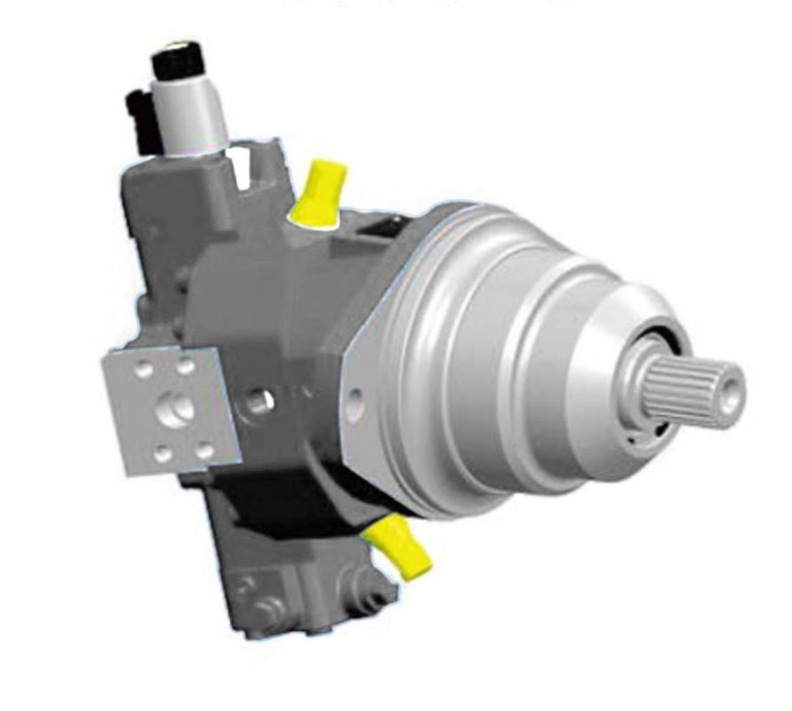 450 Bar High Pressure Bent Axis Piston Motor High Torque For Excavator